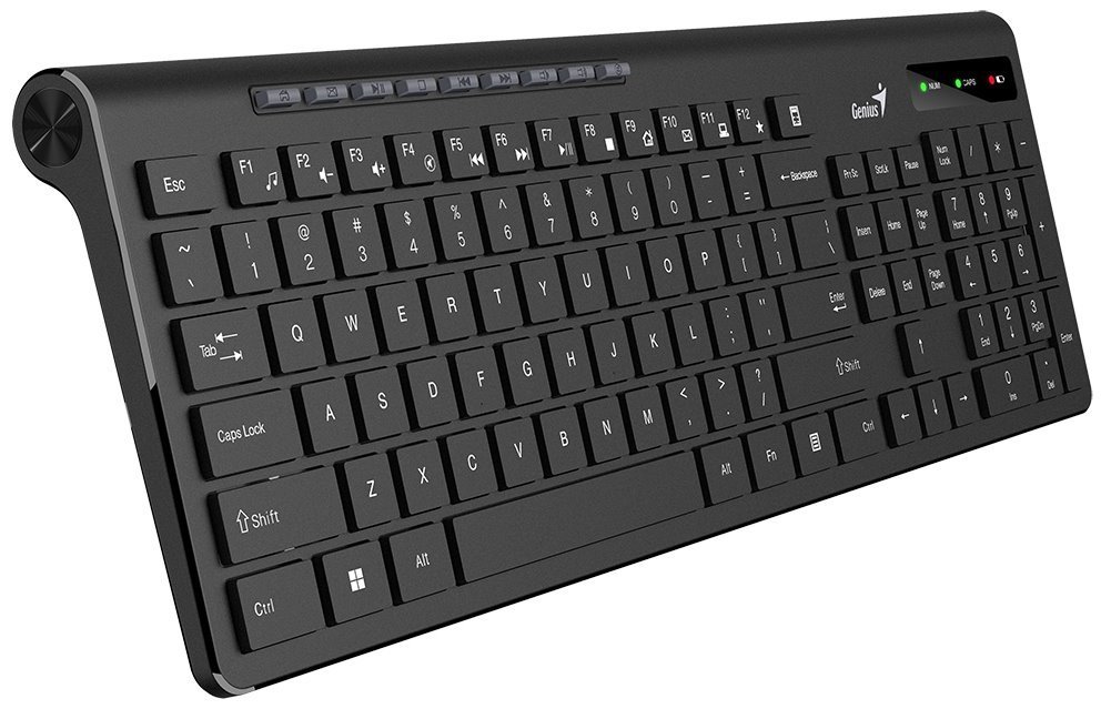 GENIUS Slimstar 7230 Klávesnice, bezdrátová, 2,4GHz, mini USB přijímač ...
